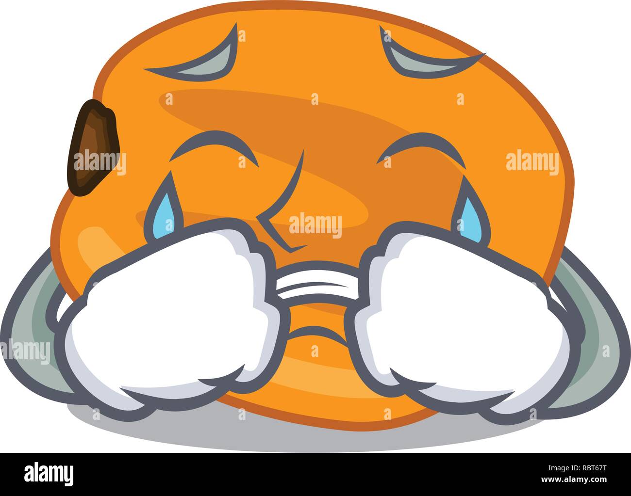 Crying eat corn nuts in cartoon shape Stock Vector Image & Art - Alamy