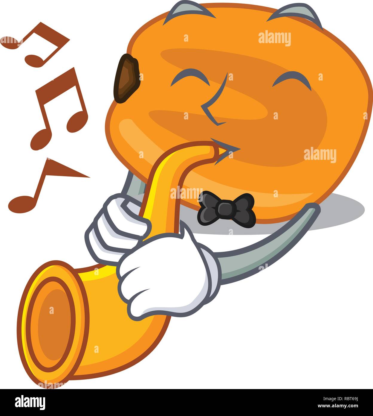 With trumpet eat corn nuts in cartoon shape Stock Vector Image & Art ...