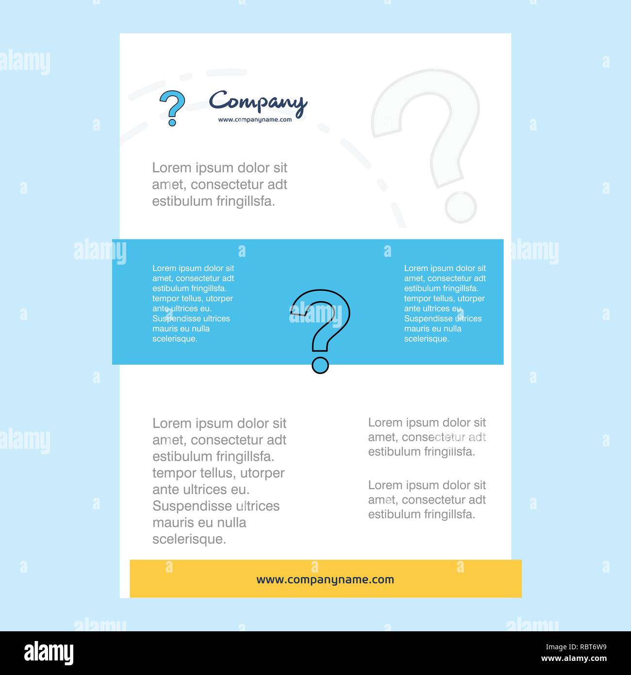 Annual answer Stock Vector Images - Alamy