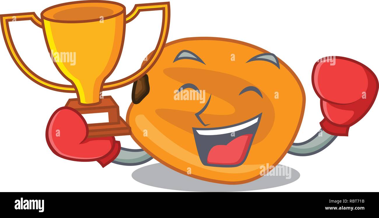 Boxing winner cartoon corn nuts ready to eat Stock Vector Image & Art ...