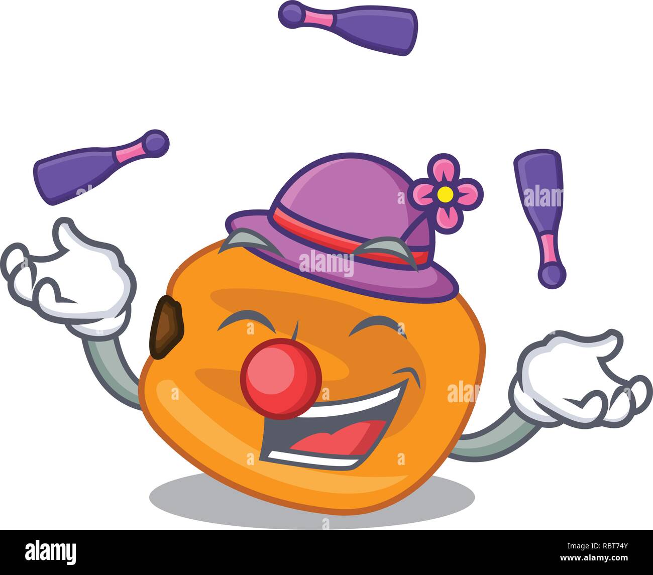 Juggling cartoon corn nuts ready to eat Stock Vector Image & Art - Alamy