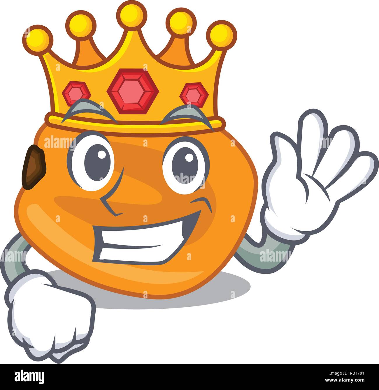 King cartoon corn nuts ready to eat Stock Vector Image & Art - Alamy