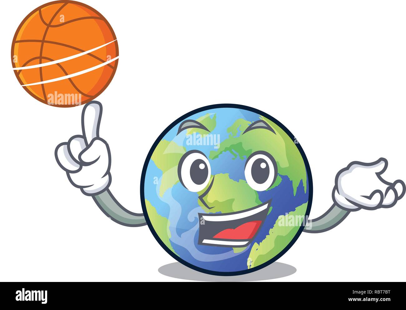 World map basketball ball on hi-res stock photography and images - Alamy