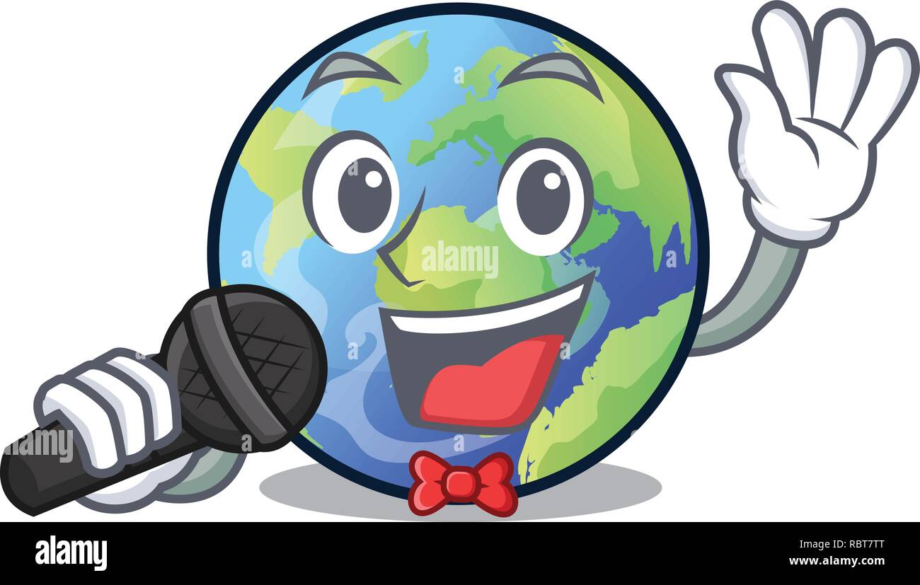 Singing picture of the cartoon langait earth Stock Vector Image & Art ...