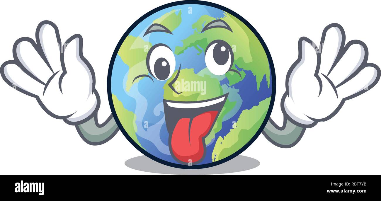 Crazy earth isolated with in the cartoons Stock Vector Image & Art - Alamy