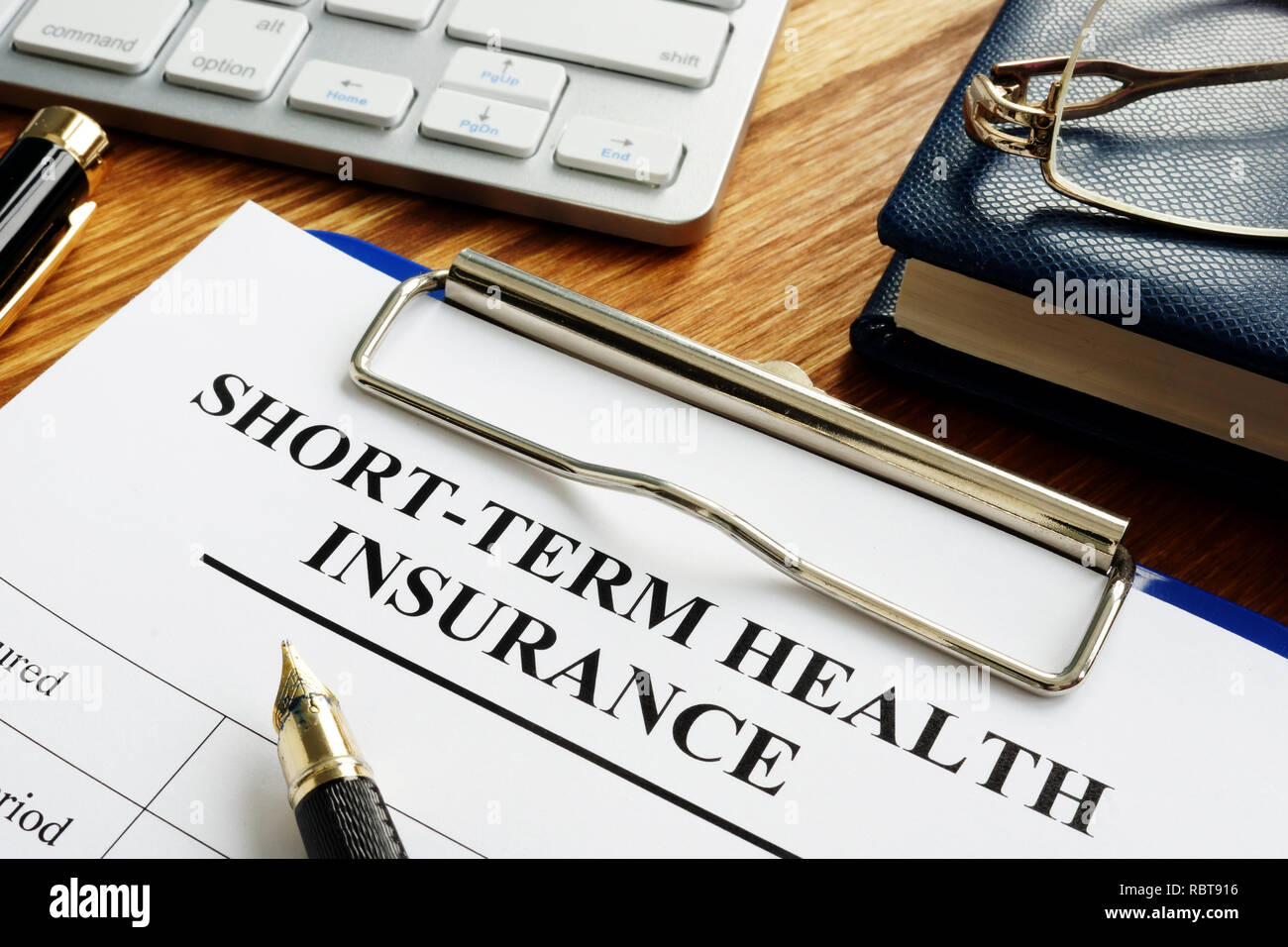 Short-term health insurance or Short Term Medical STM Stock Photo - Alamy