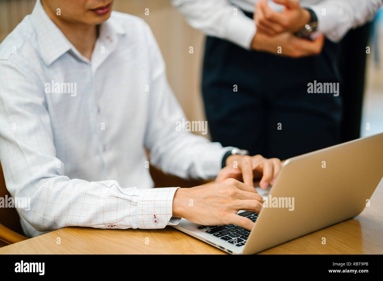 Work computer close up corporate hi-res stock photography and images ...