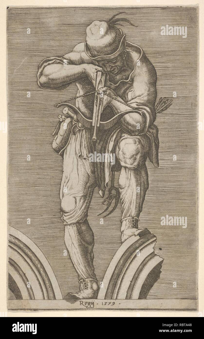 A Man Shooting a Crossbow Stock Photo - Alamy