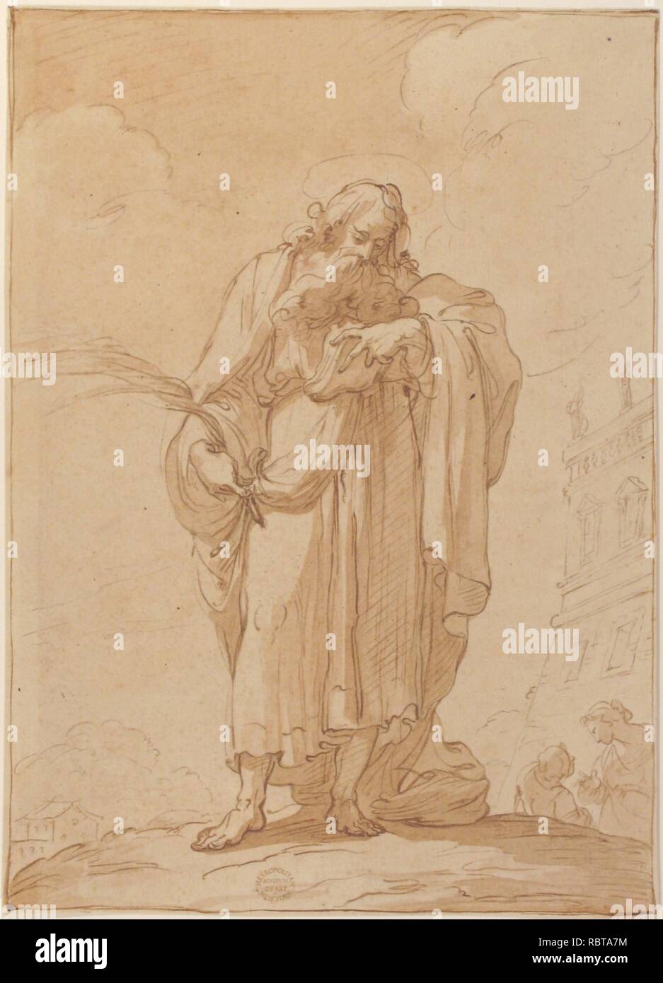 Saint reading hi-res stock photography and images - Alamy