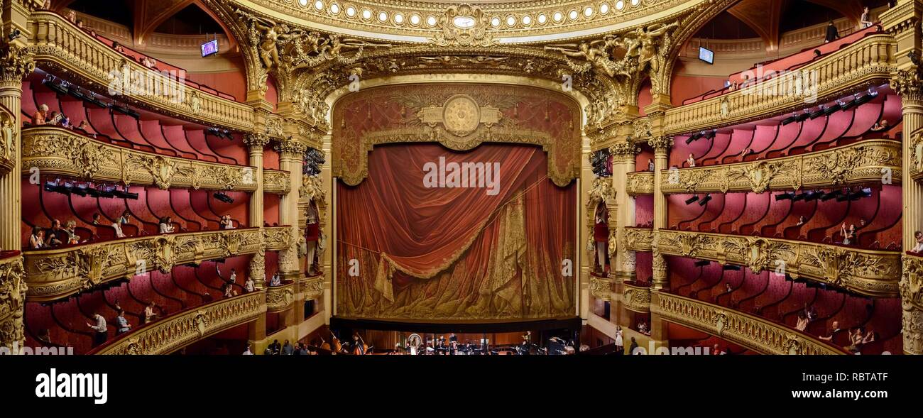 Paris opera garnier seats hi-res stock photography and images - Alamy