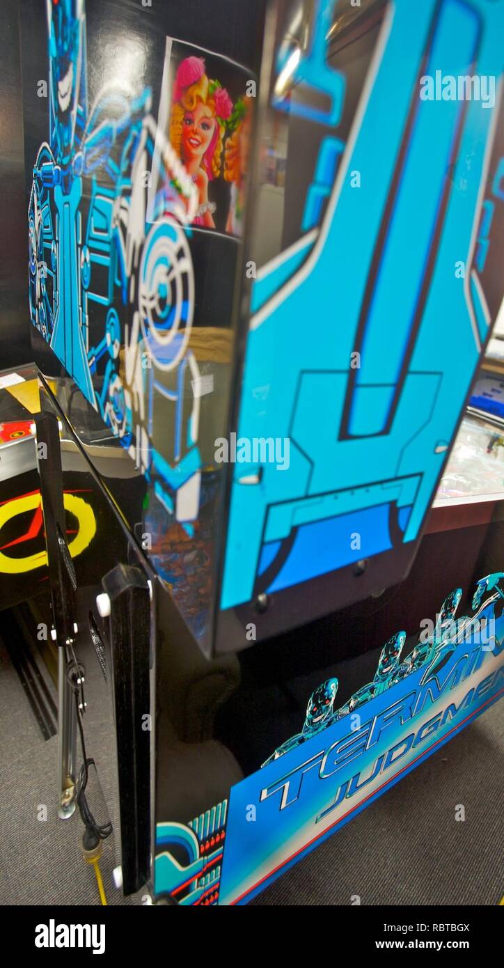 A rebuilt Terminator 2 pinball machine by Wayne Patrick Finn Melbourne ...