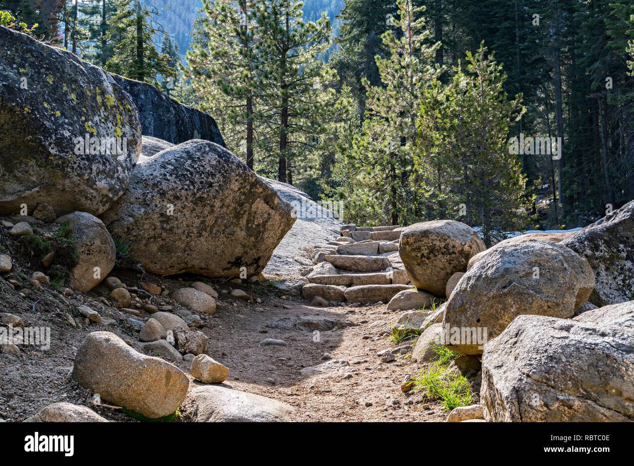 Rock Steps - stone stairway Stock Photo - Alamy