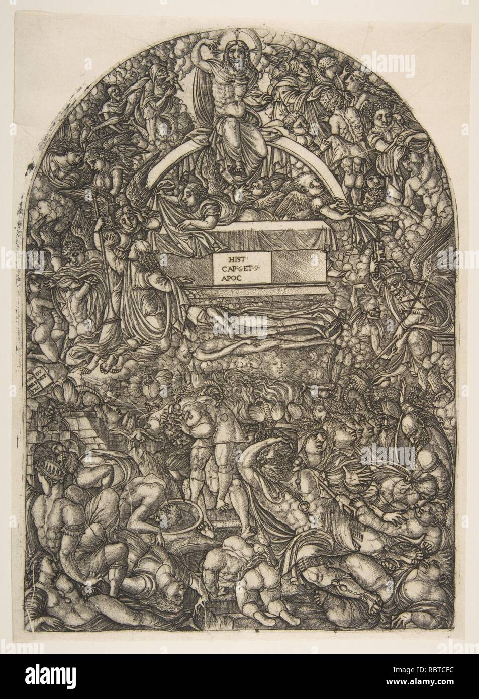 A Star Falls and makes Hell Open, from the Apocalypse Stock Photo - Alamy