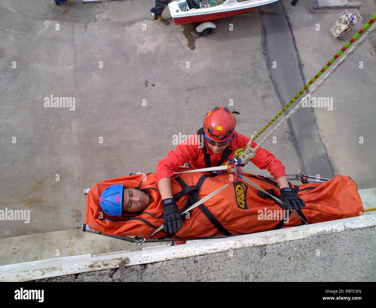 A symbolic maneuver to save a damaged person from height in Nishapur 05 ...