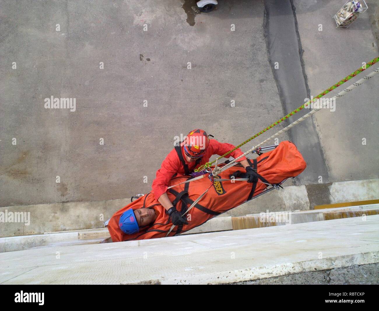 A symbolic maneuver to save a damaged person from height in Nishapur 06 ...