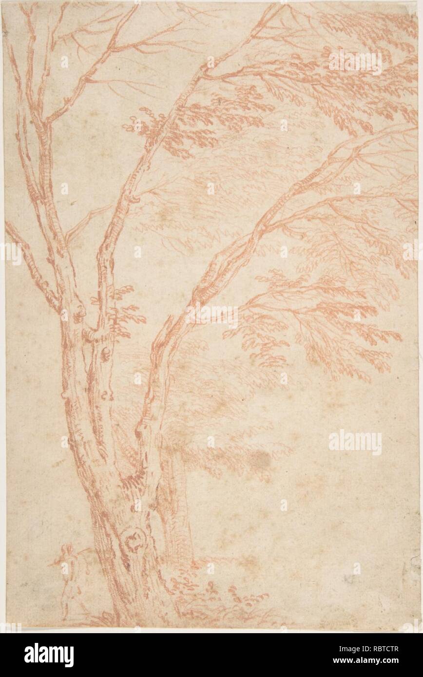 A tree and figure Stock Photo - Alamy