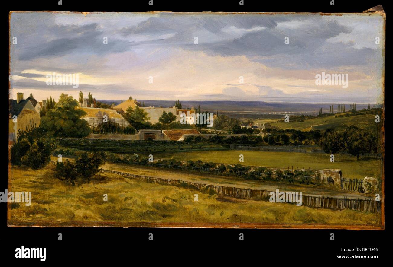 A Village in a Valley Stock Photo - Alamy