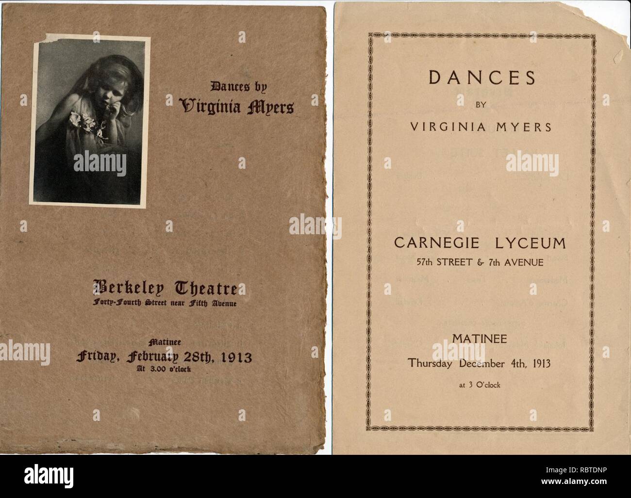 A) Virginia 1913 Programs Stock Photo - Alamy