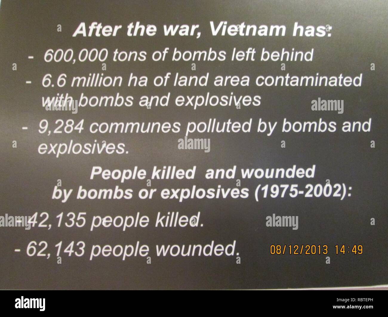 'After-Effects of Vietnam War' on Vietnamese population Stock Photo - Alamy