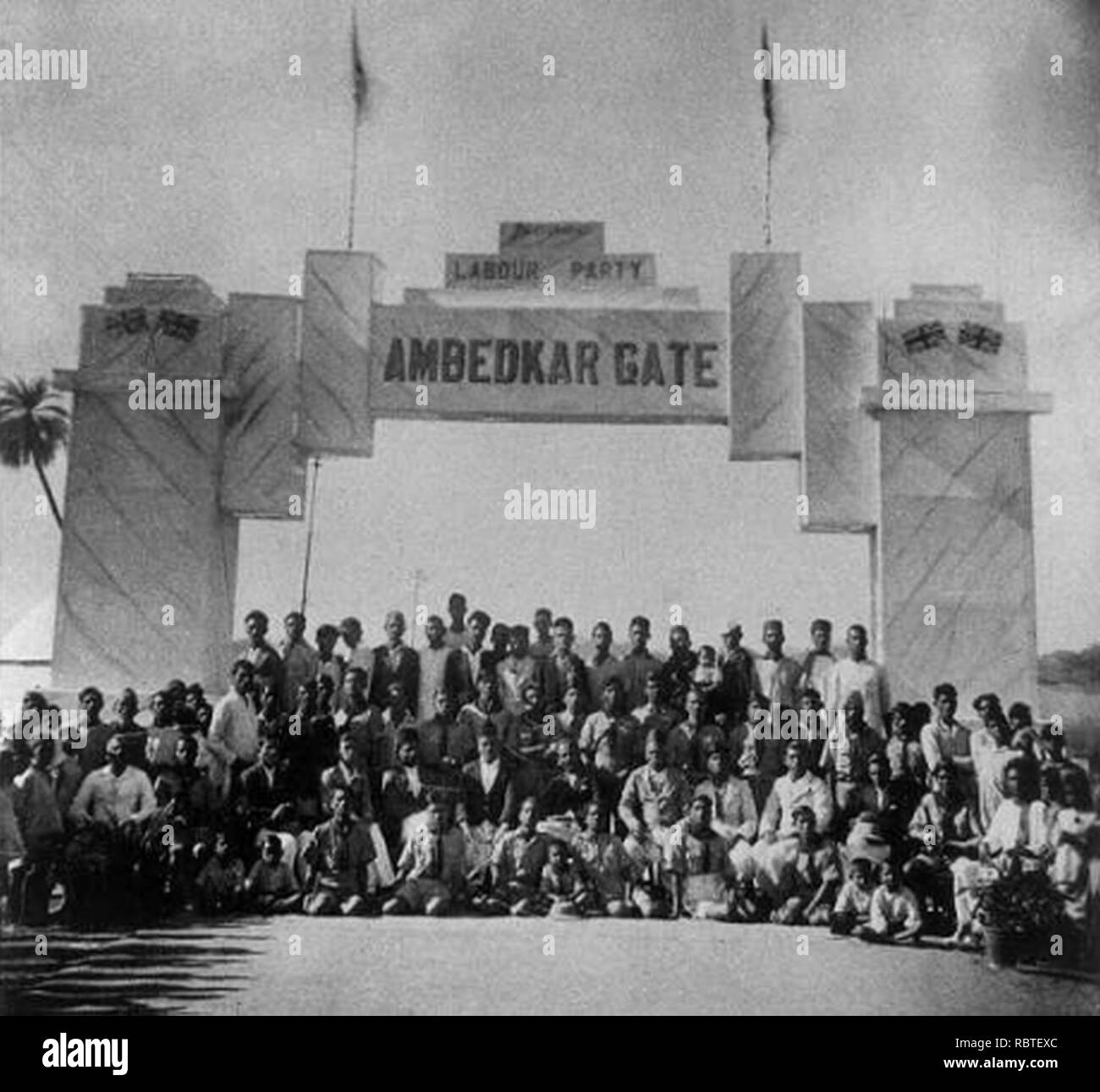 'AMBEDKAR GATE' during conference of Independent Labour Party Stock ...