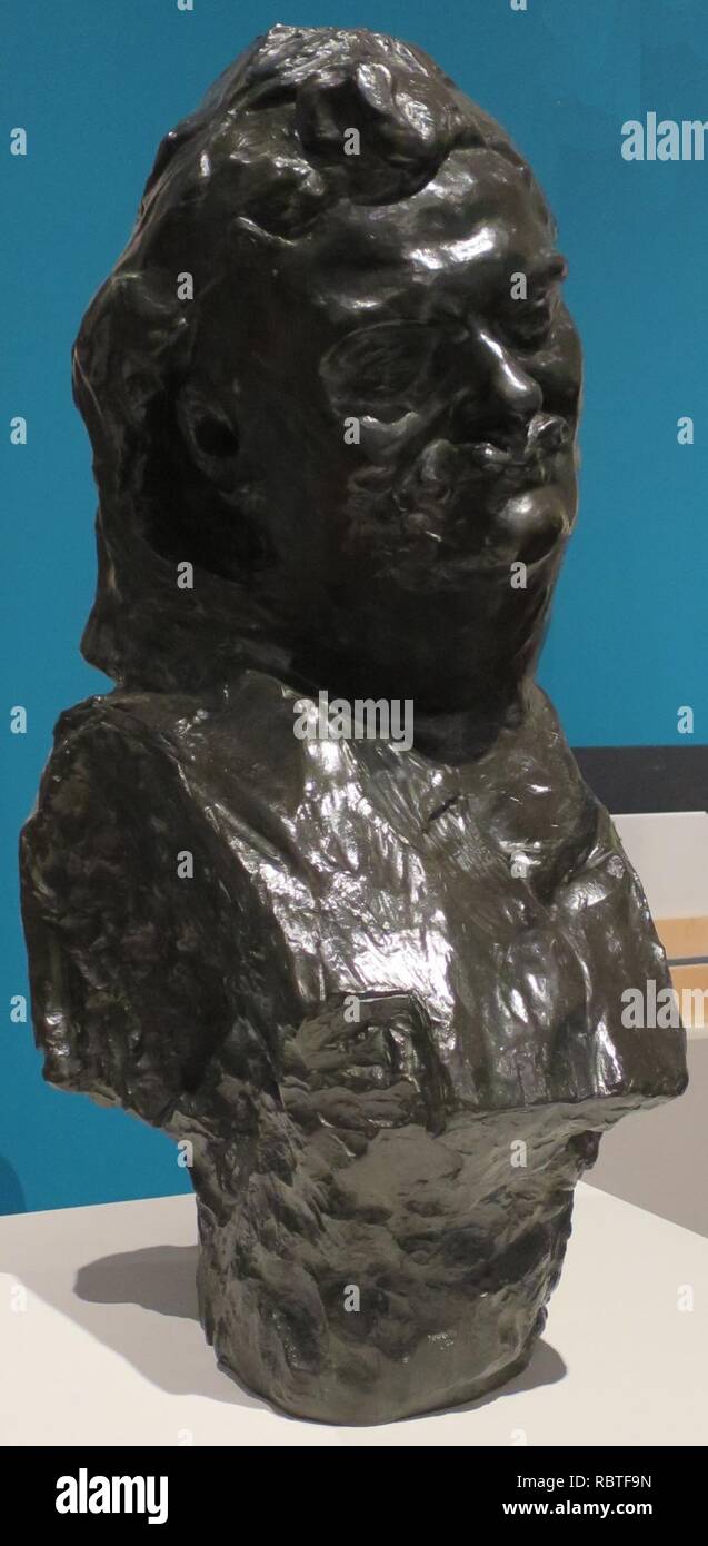 'Bust of Young Balzac' by Auguste Rodin, Musée Rodin cast II of IV ...