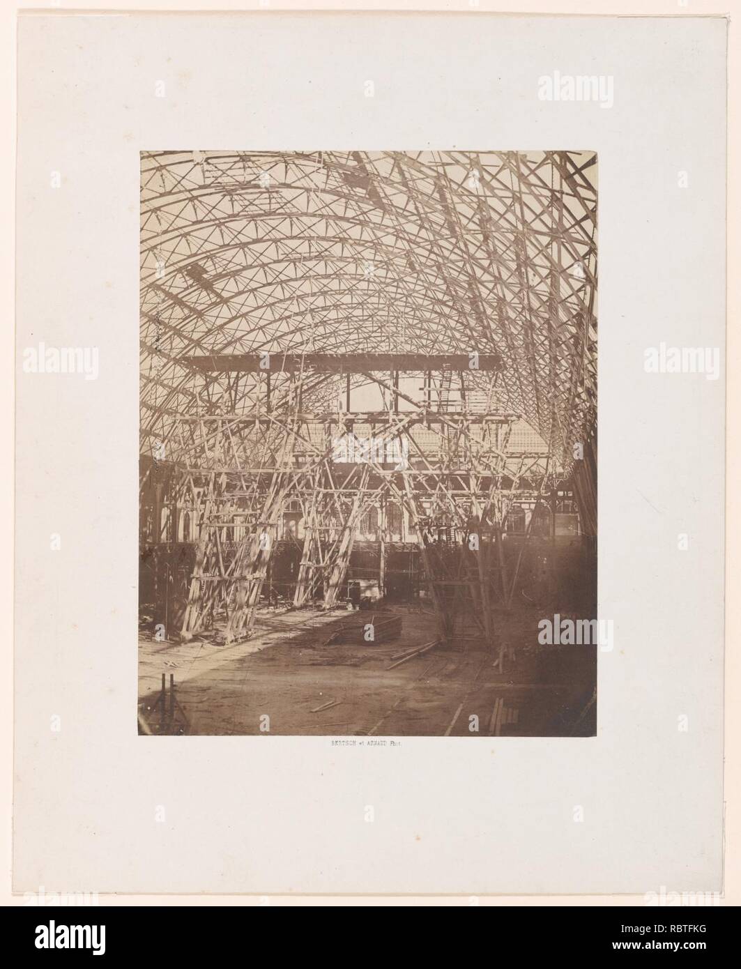 -Construction for the Universal Exhibition of 1855 Stock Photo - Alamy