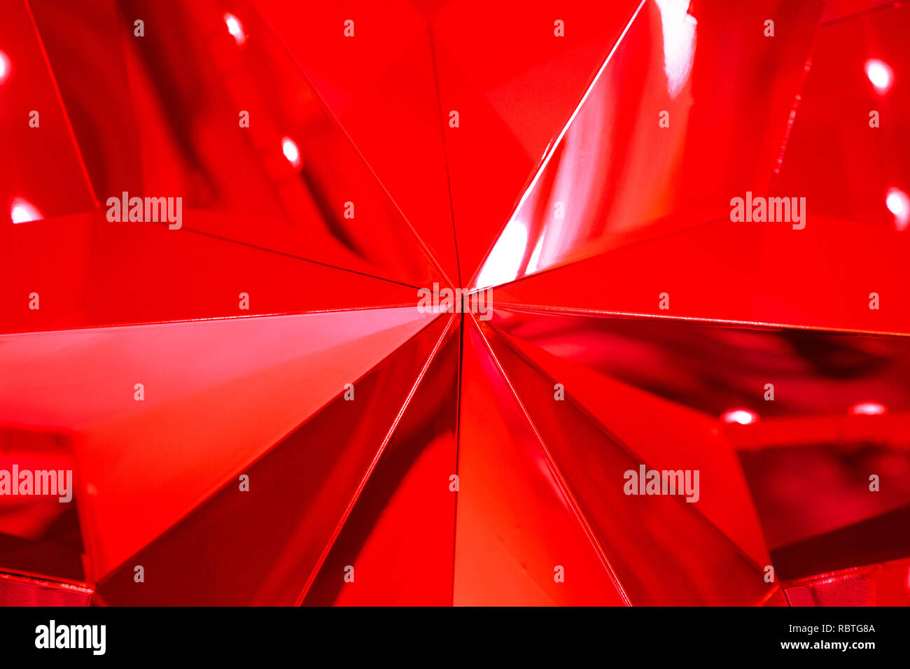 A beautiful combination of glossy surfaces. Toning Stock Photo - Alamy