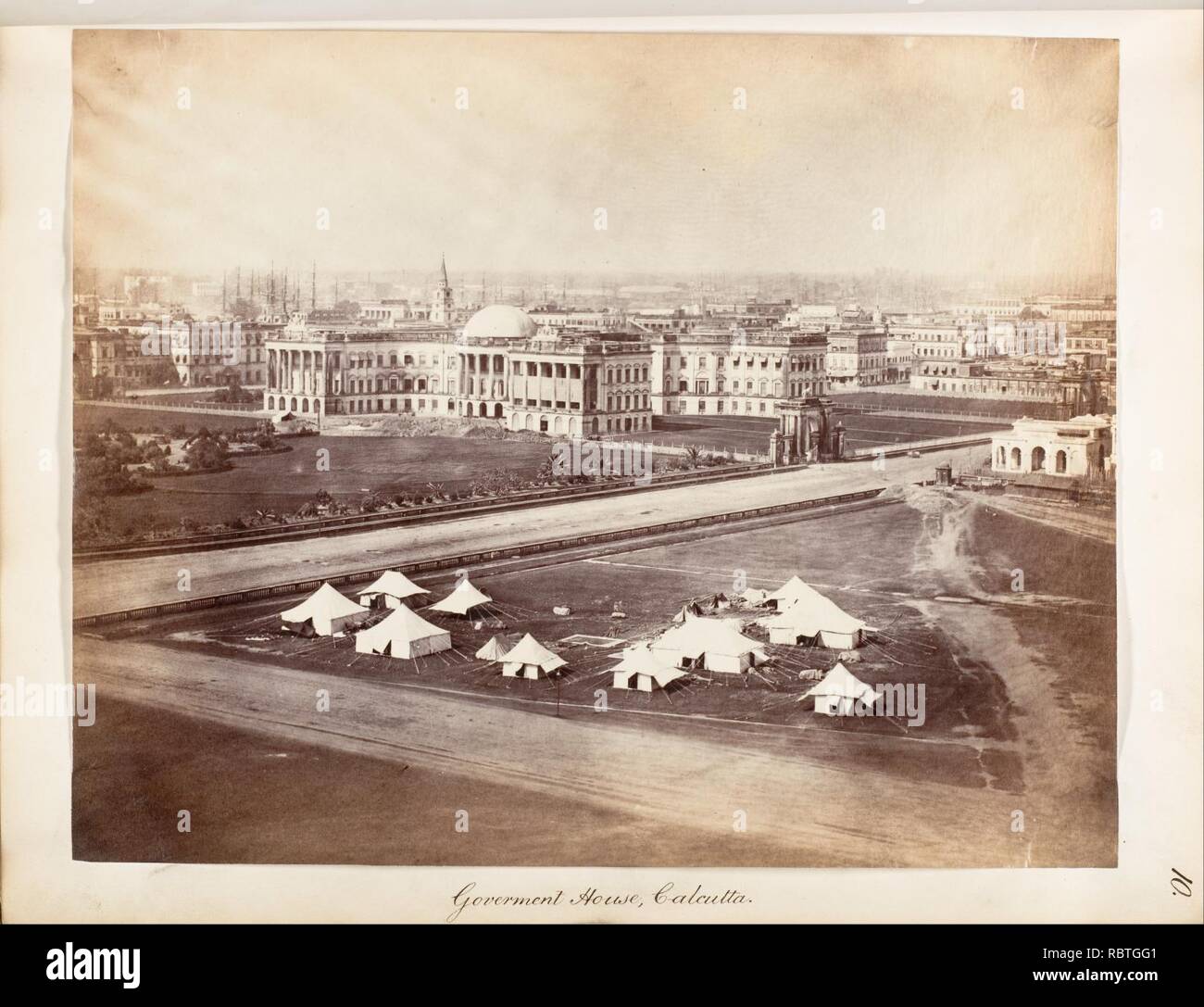 -Government House, Calcutta Stock Photo - Alamy