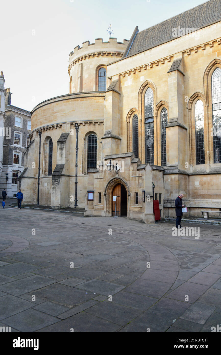 Temple Church, the church of the Inner and Middle Temple,Temple, London ...