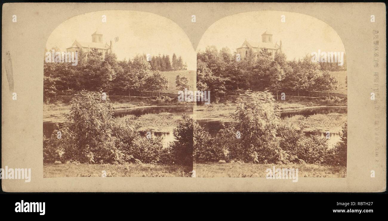 -Group of 17 Early Stereograph Views of British Churches Stock Photo ...