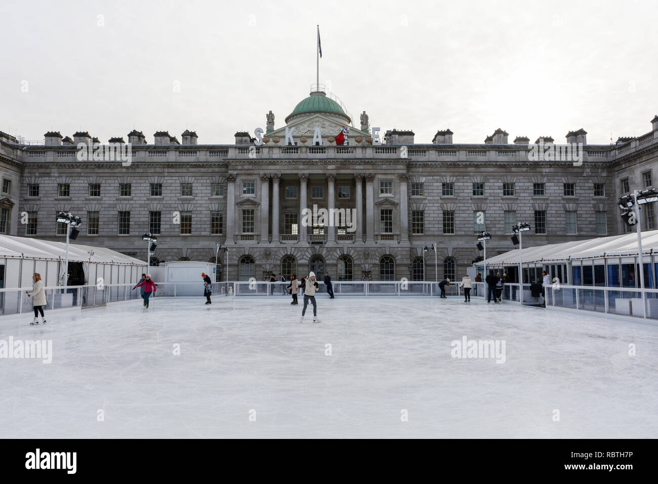 Skate, Somerset House Ice Rink, Somerset House, Aldwych, London, UK ...