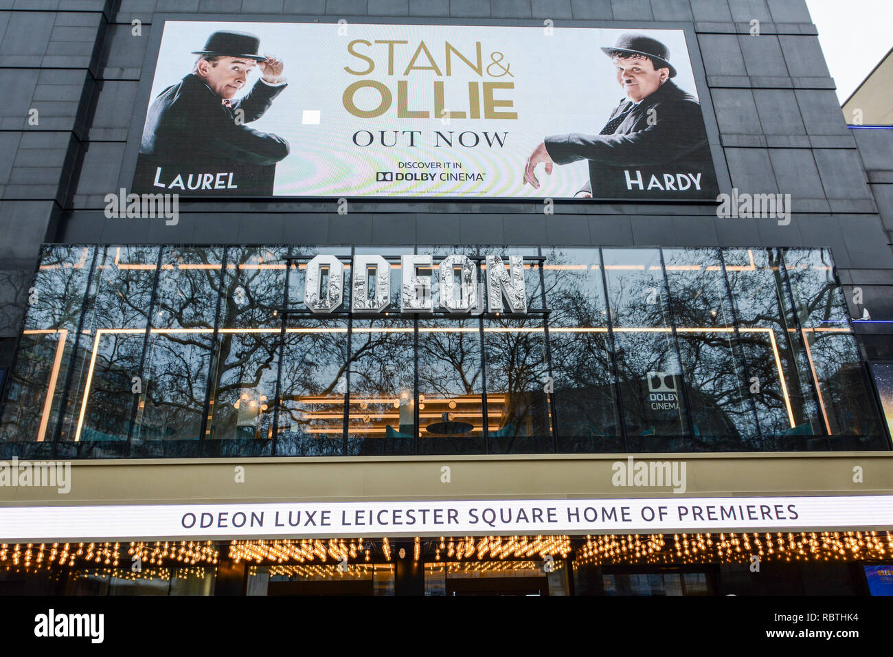 Odeon leicester square exterior hi-res stock photography and images - Alamy