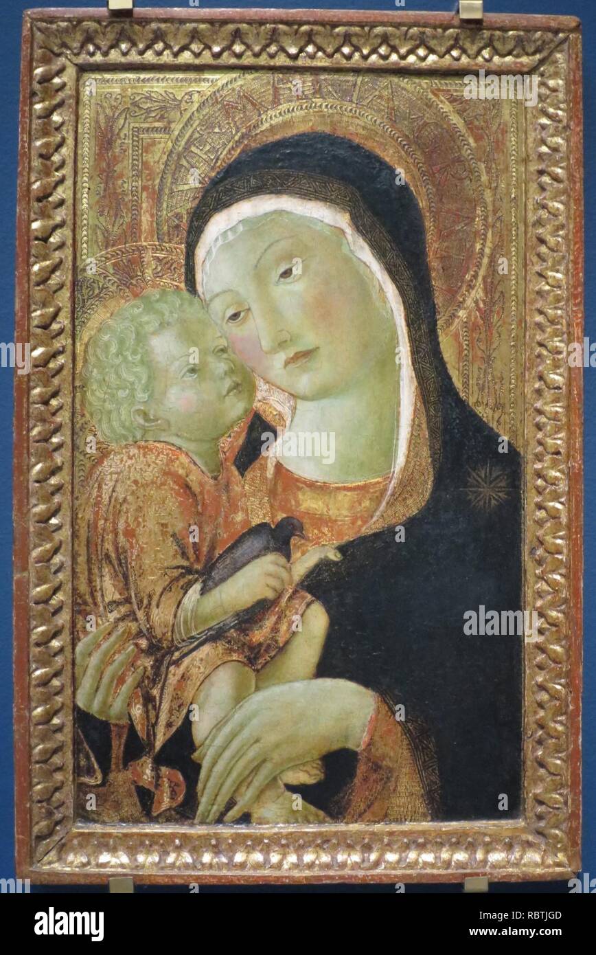 'Madonna and Child' by Neroccio de' Landi, Norton Simon Museum Stock ...
