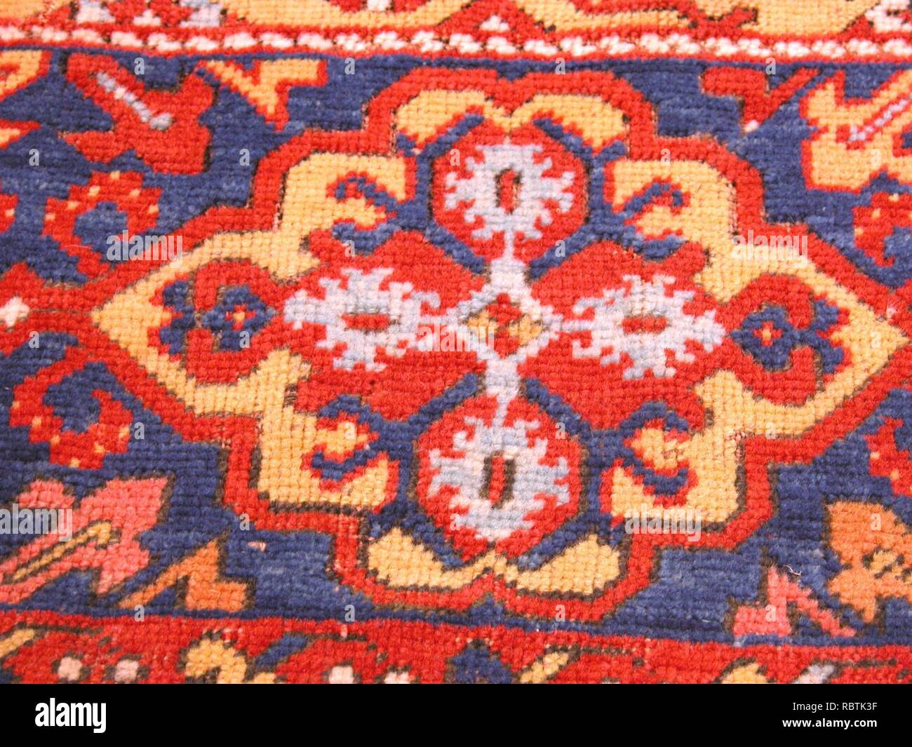 'Ornamental Lotto' carpet Stock Photo - Alamy