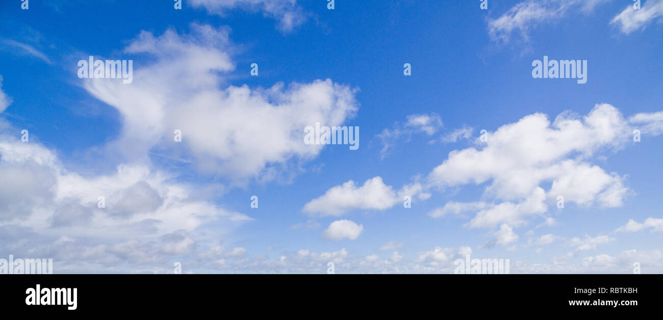 Blue Cloudy Sky Stock Photo - Alamy