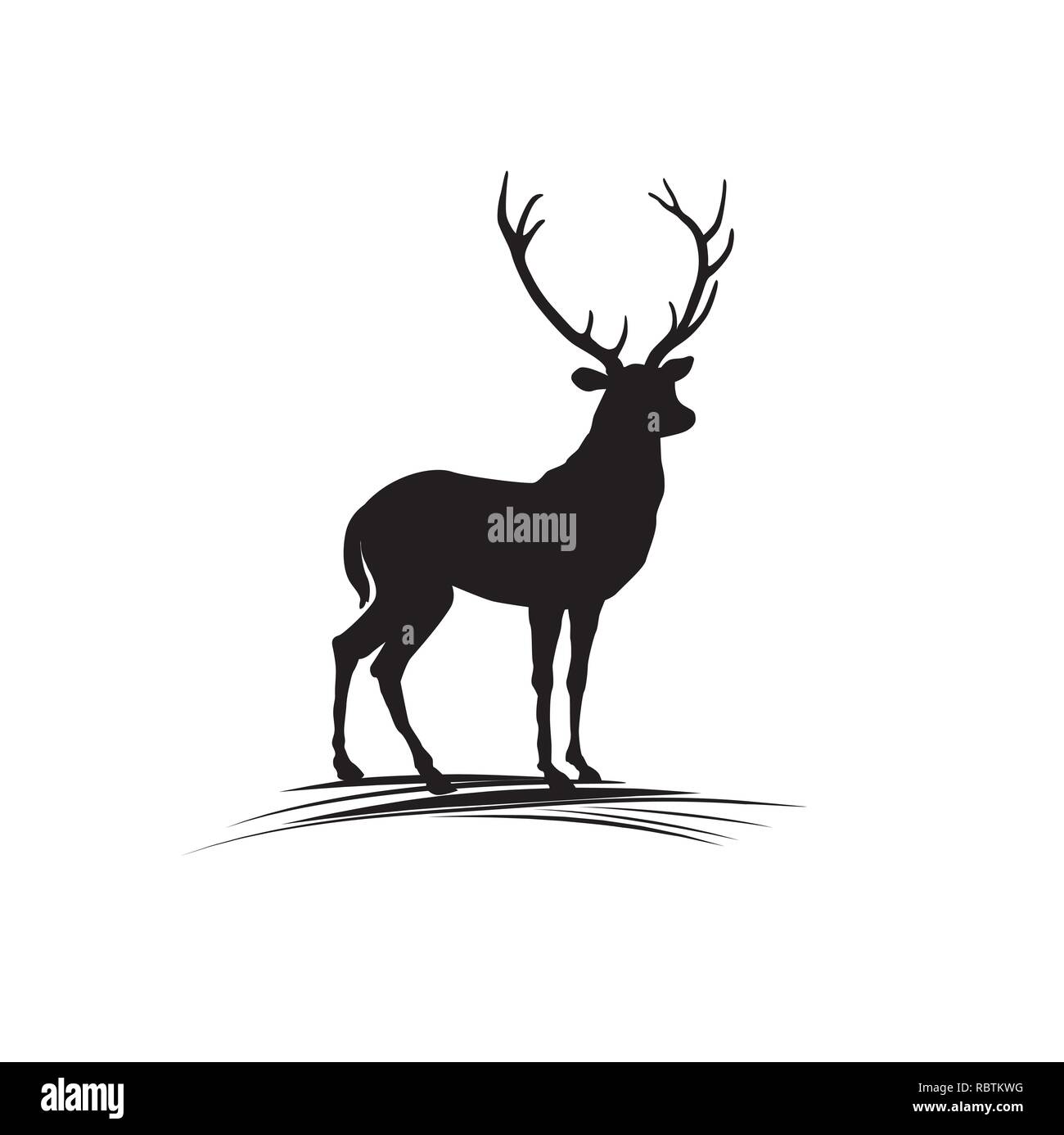 Reindeer side profile hi-res stock photography and images - Alamy