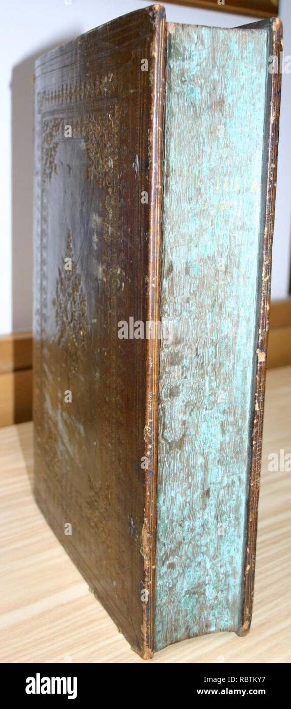 -Sir Julius Caesar's travelling library, individual parchment covered ...