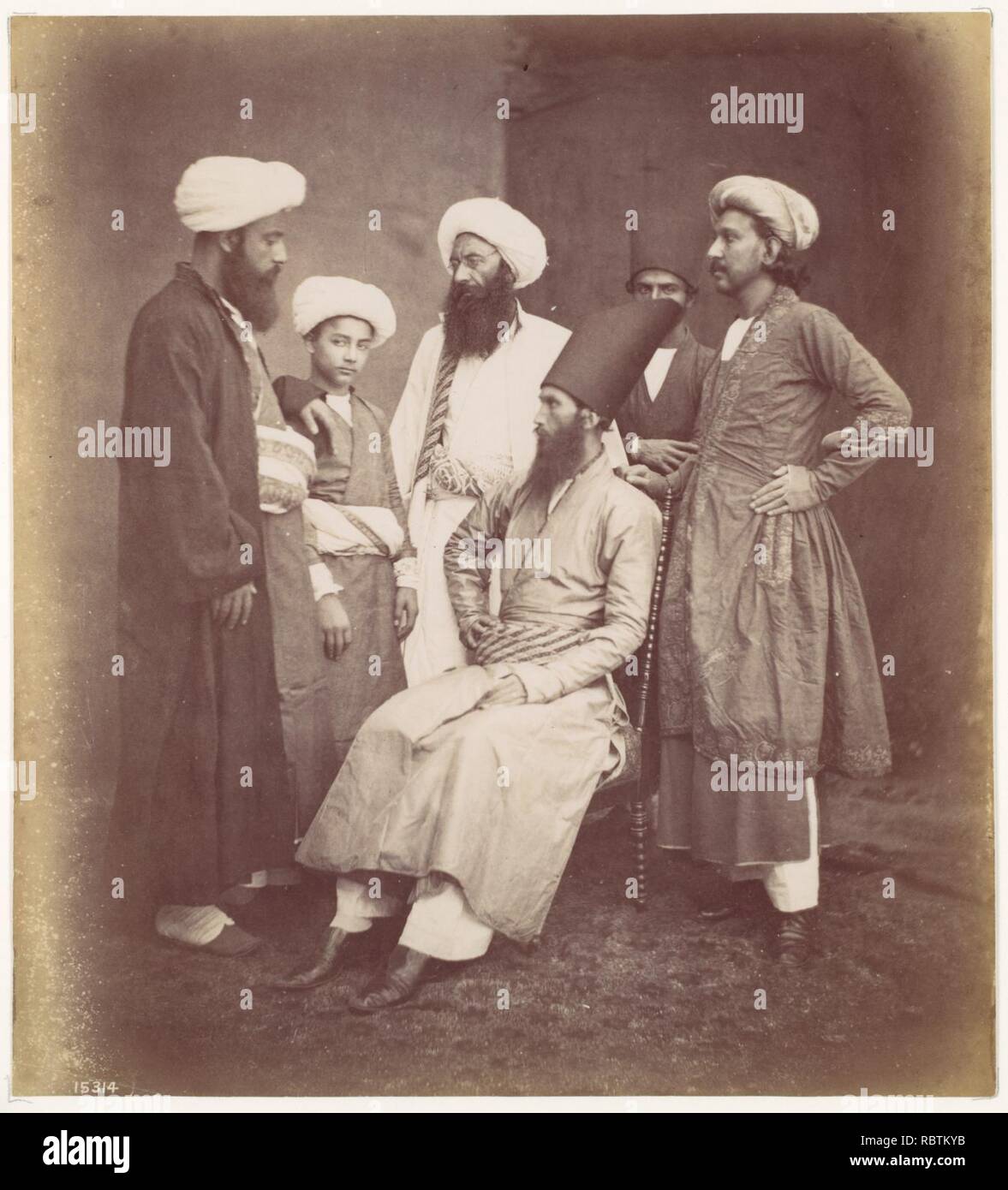 Six east indian men hi-res stock photography and images - Alamy