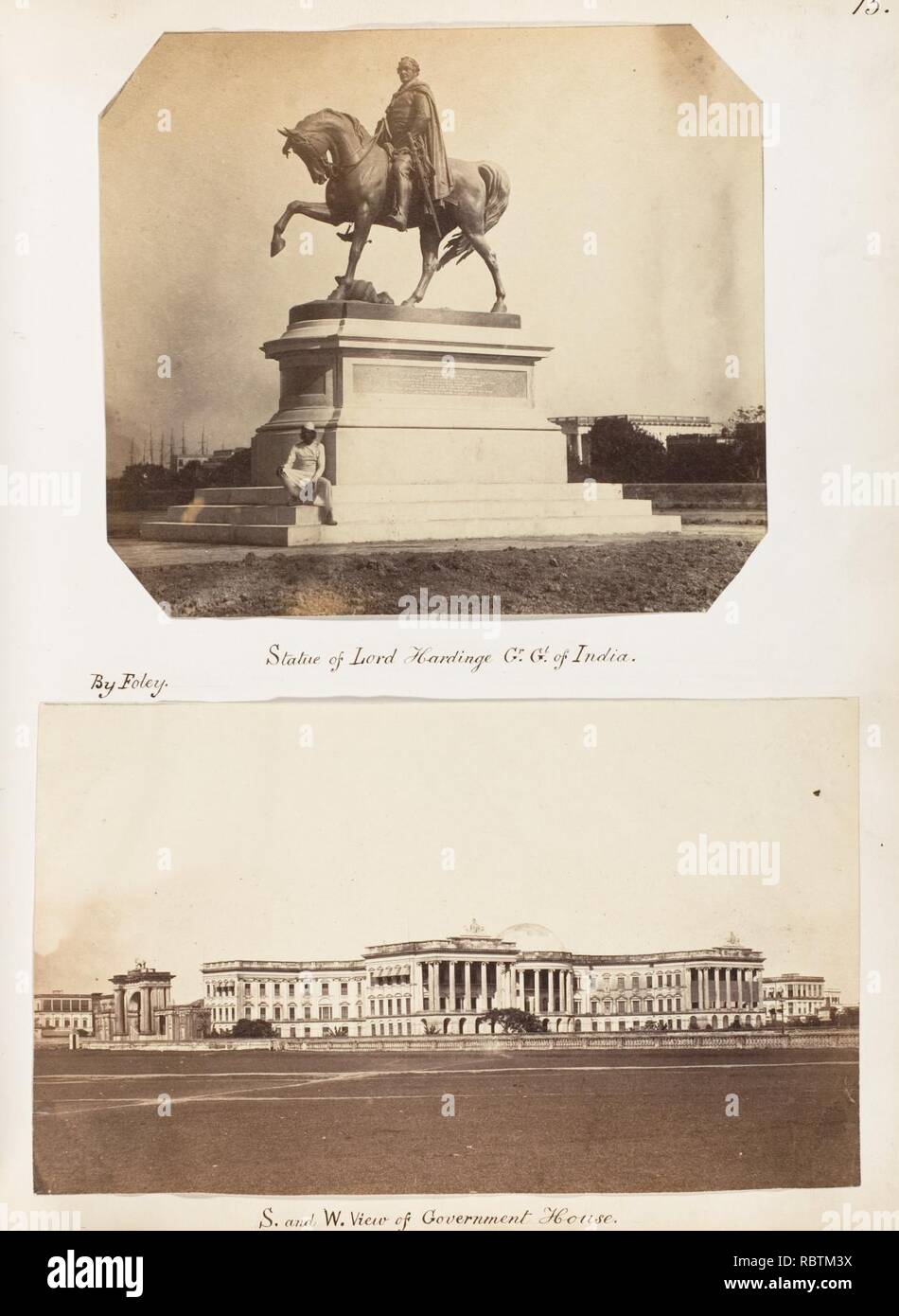 -Statue of Lord Hardinge, Governor General of India Stock Photo - Alamy