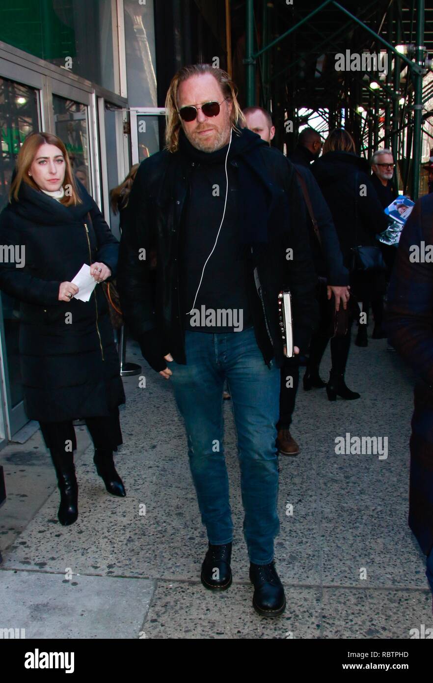 New York, NY, USA. 11th Jan, 2019. Matthew Carnahan at BUILD SERIES on ...
