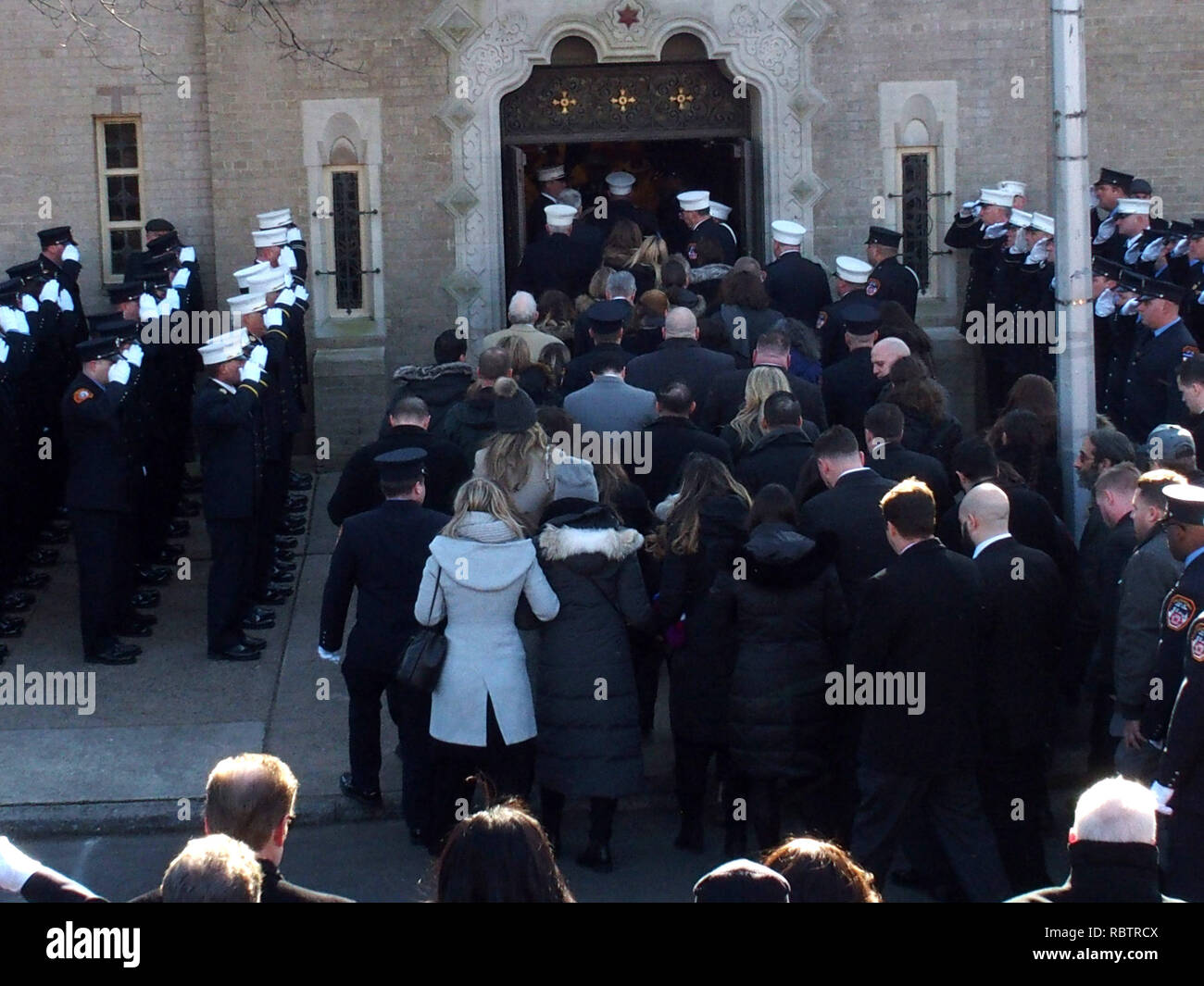 New York, New York, USA. 11th Jan, 2019. Funeral for New York City ...