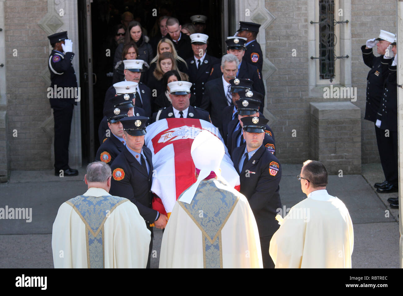 New York, New York, USA. 11th Jan, 2019. Funeral for New York City ...