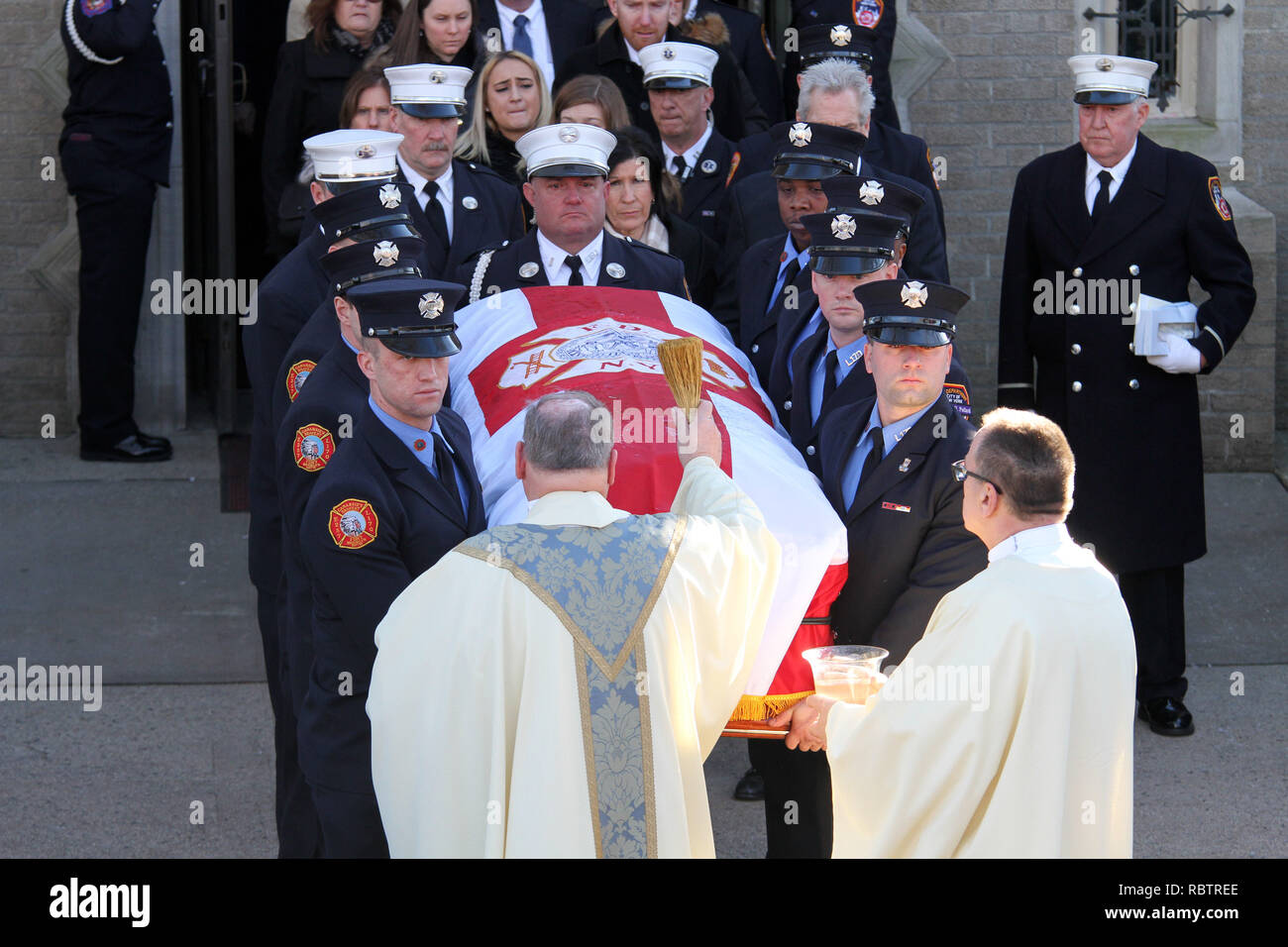 New York, New York, USA. 11th Jan, 2019. Funeral for New York City ...