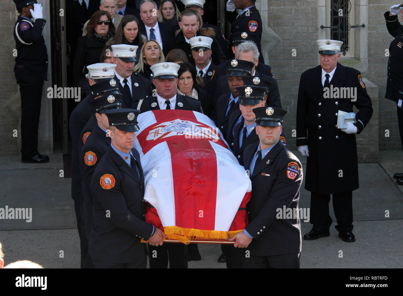 New York, New York, USA. 11th Jan, 2019. Funeral for New York City ...