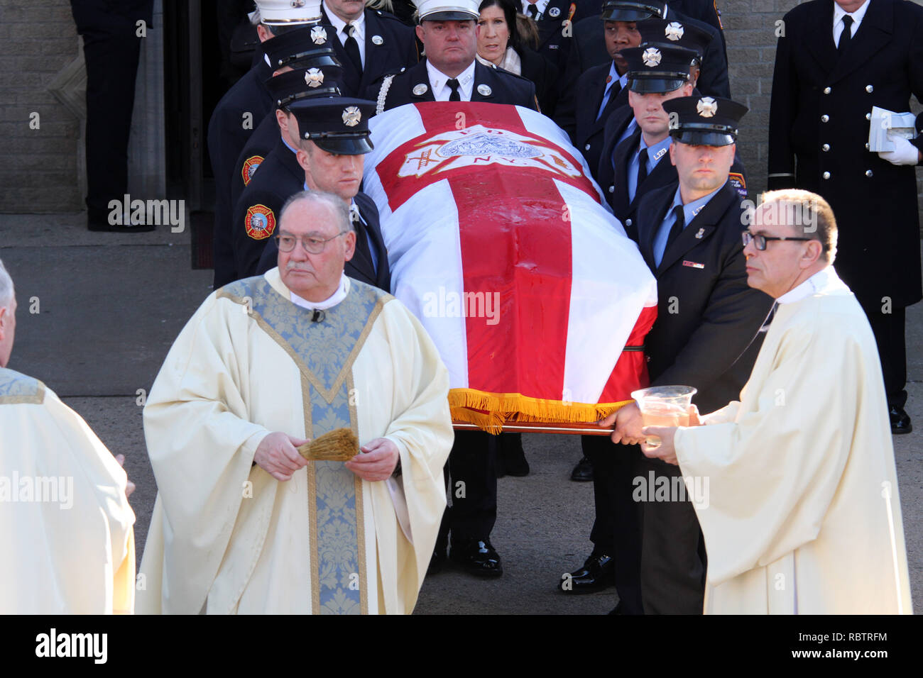New York, New York, USA. 11th Jan, 2019. Funeral for New York City ...