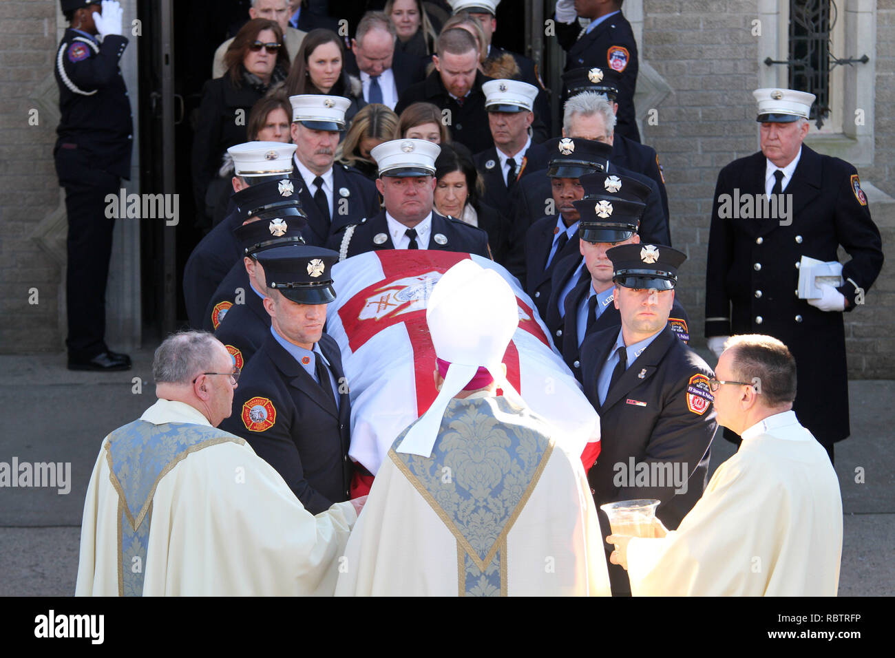 New York, New York, USA. 11th Jan, 2019. Funeral for New York City ...