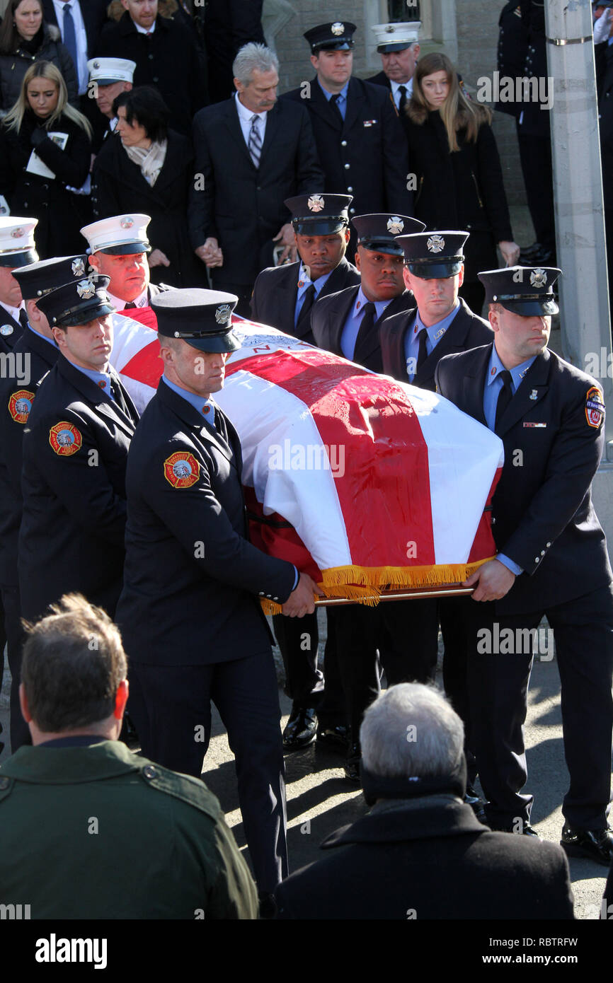 New York, New York, USA. 11th Jan, 2019. Funeral for New York City ...
