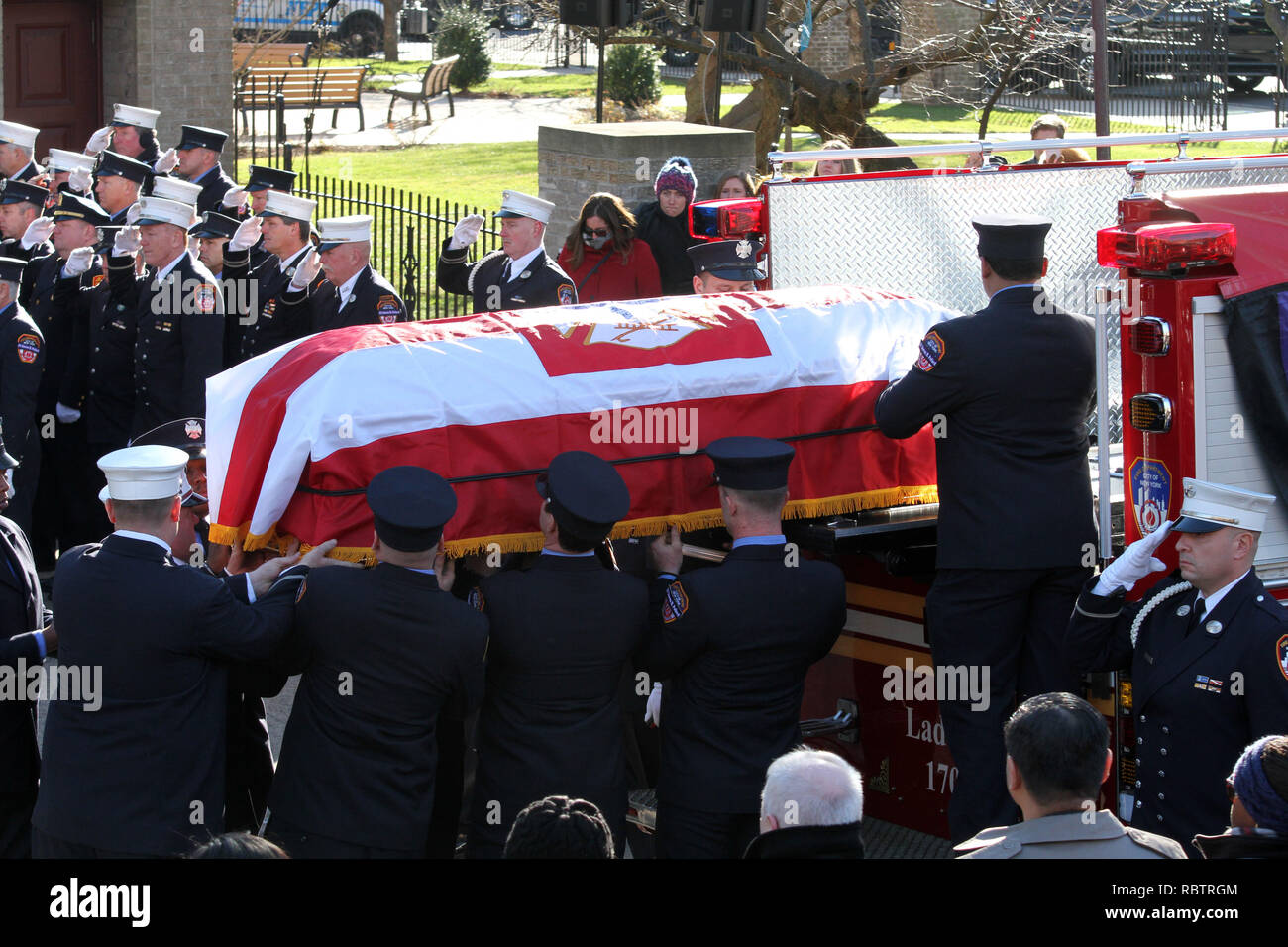 New York, New York, USA. 11th Jan, 2019. Funeral for New York City ...