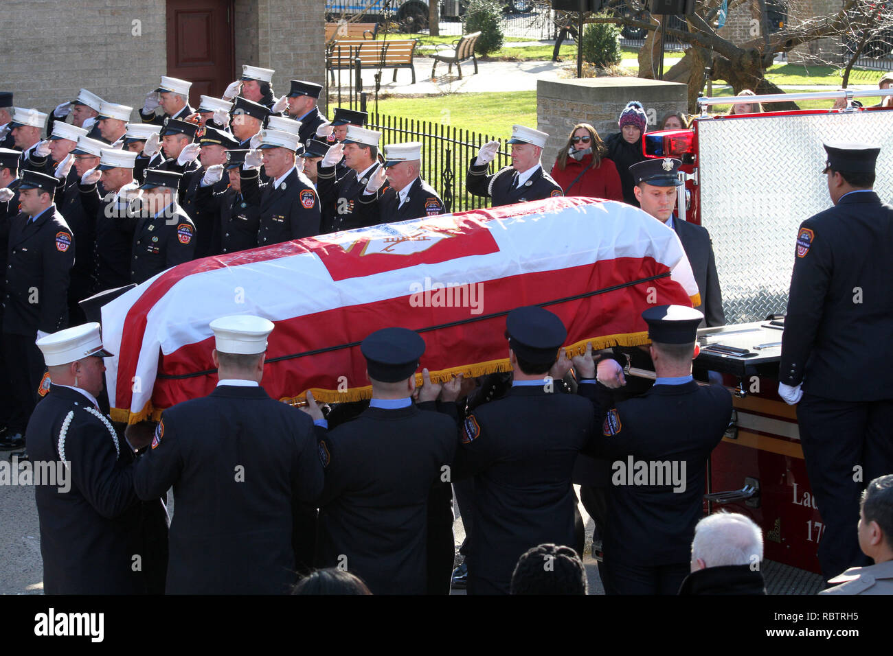 New York, New York, USA. 11th Jan, 2019. Funeral for New York City ...