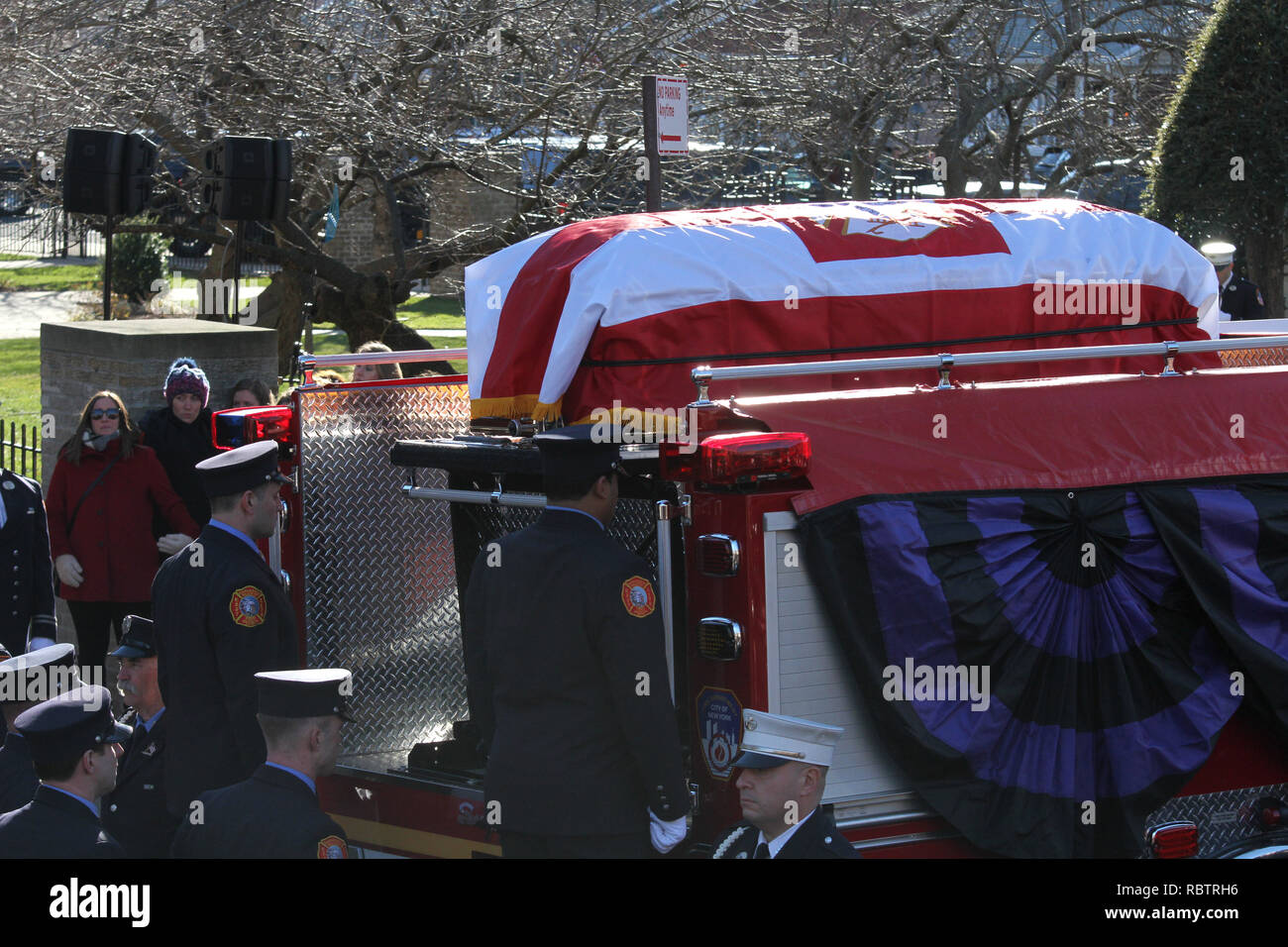 New York, New York, USA. 11th Jan, 2019. Funeral for New York City ...